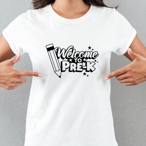 Welcome to Pre-k, Pre-k Sign SVG, Pre-k Classroom Decor, Decoration for ...