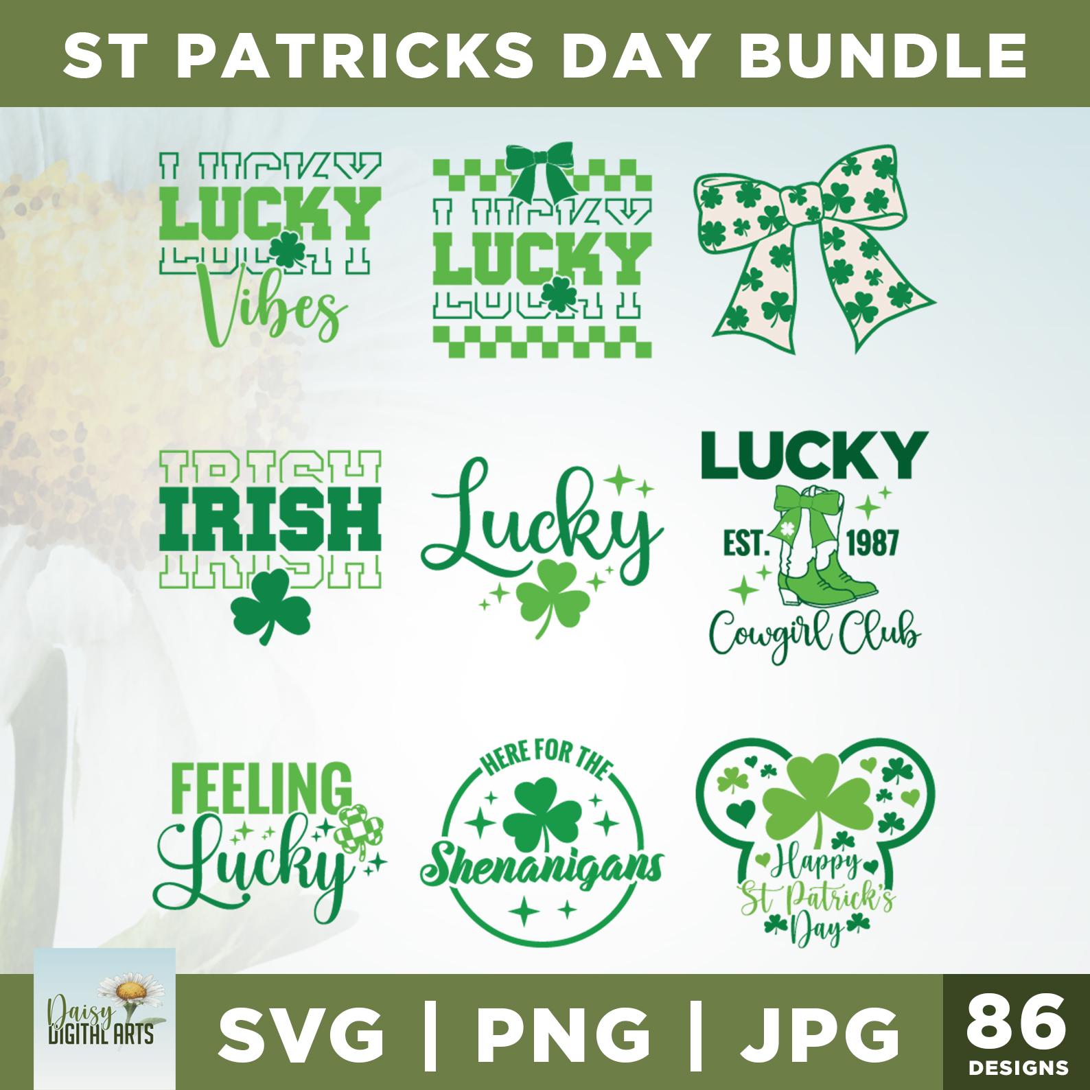 St Patricks Day Png Bundle, Cricut, Png, Svg, Sublimation, St Patricks ...