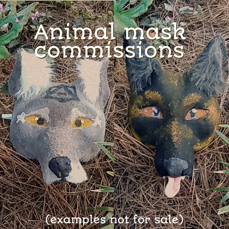 Animal Mask Custom Commissions Therian Costume - Etsy