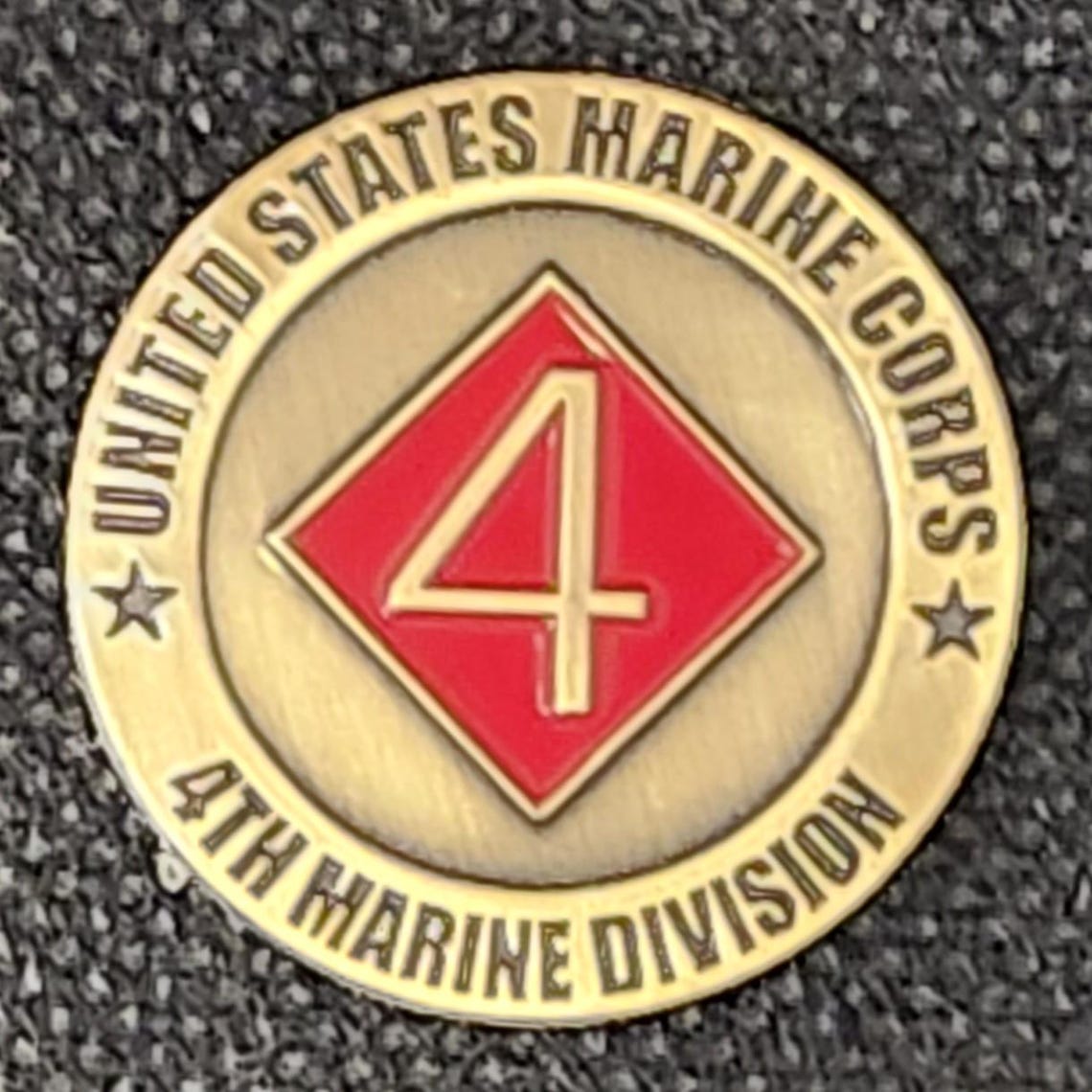 United States Marine Career and Division 30mm (1-1/5") Adhesive ...