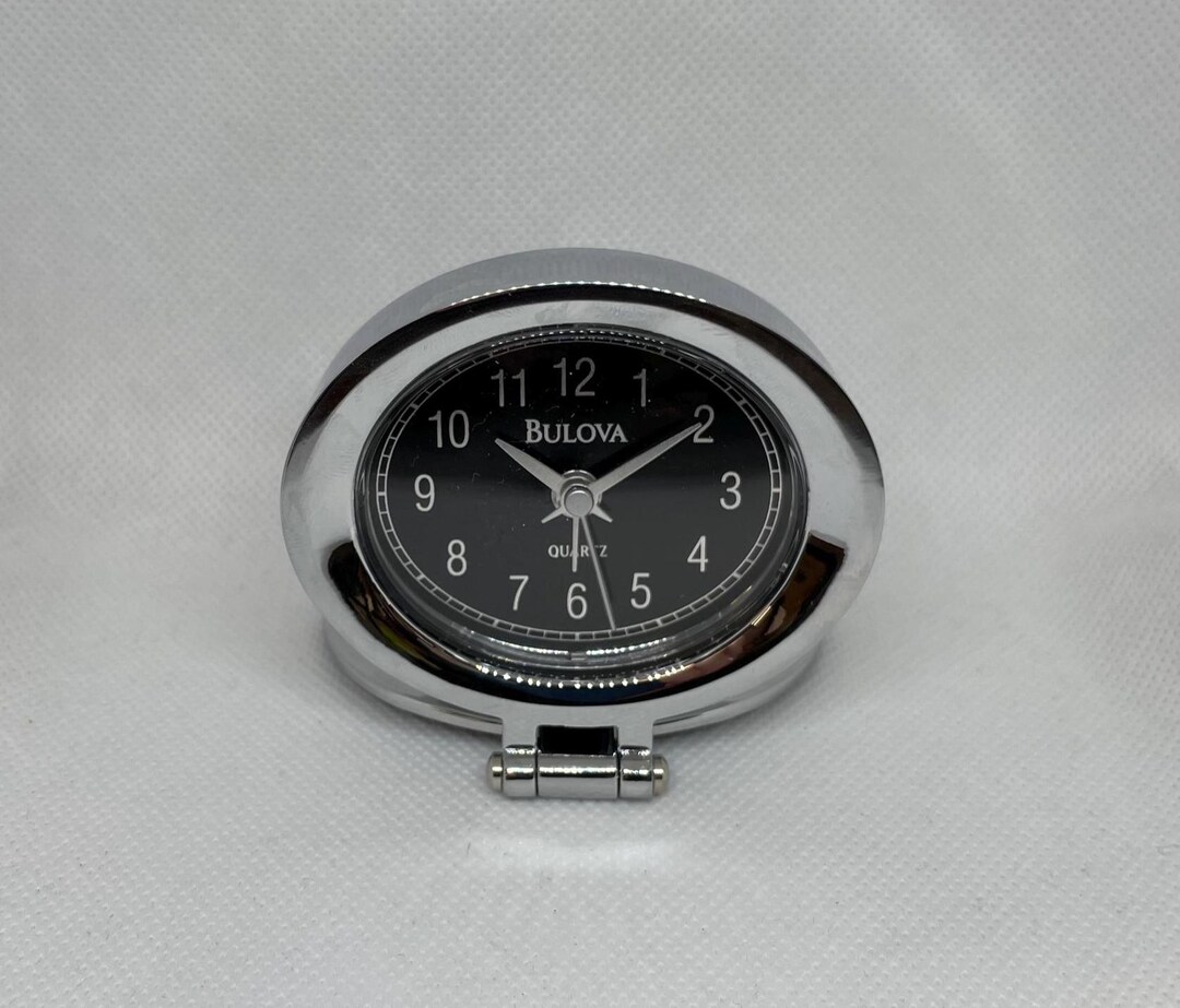 Bulova Quartz Alarm Travel Mantle Clock B6842 - Etsy