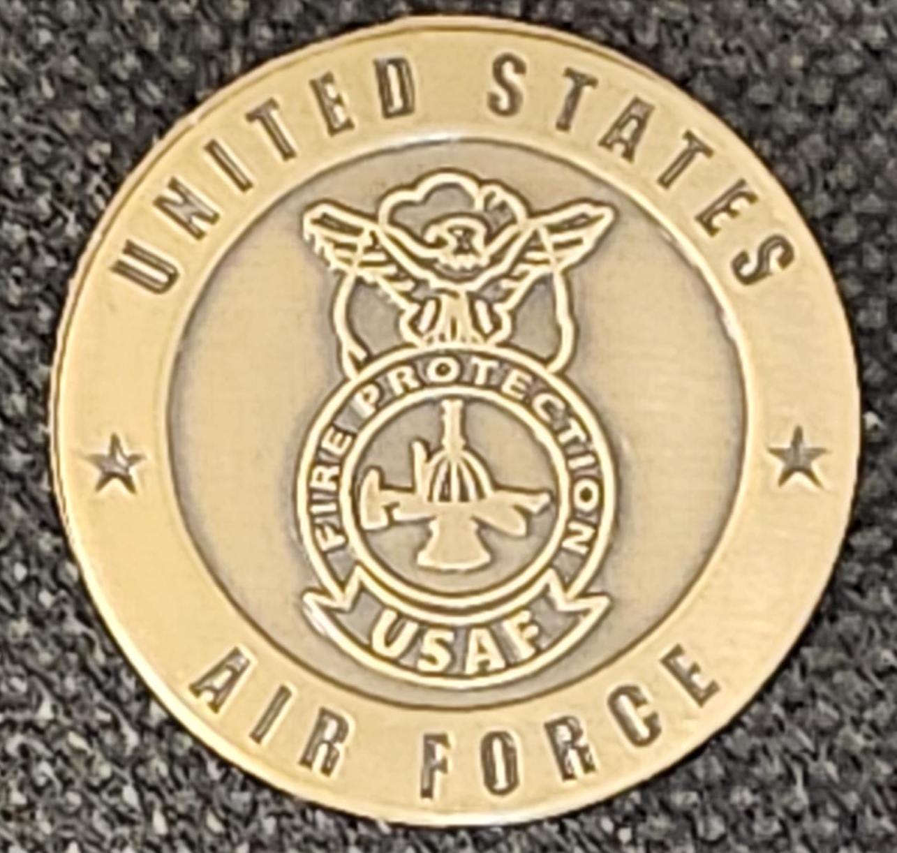 United States Air Force & Careers 30mm (1-1/5") Adhesive Metal ...