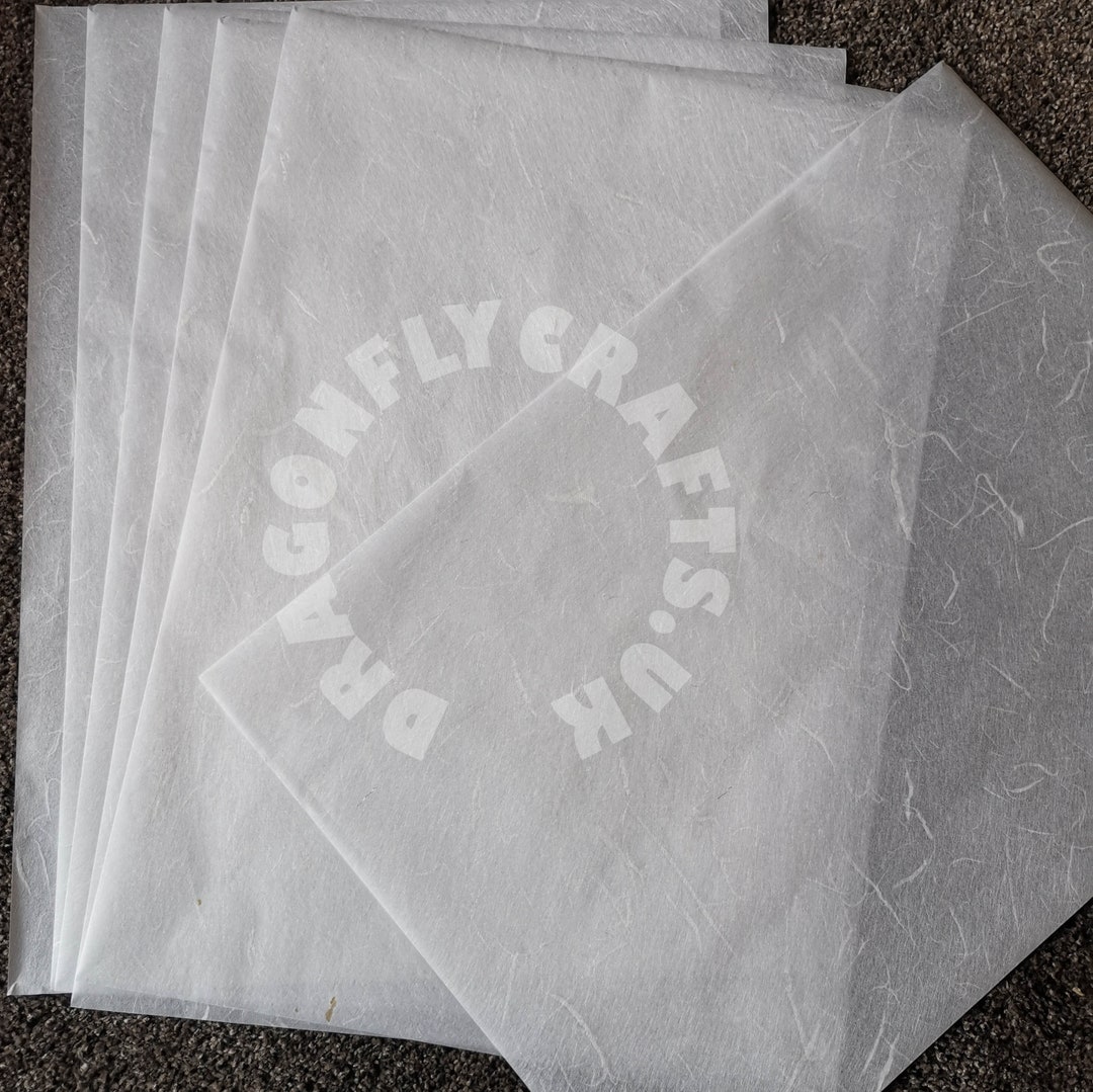 Mulberry Rice Paper. Blank Printable Rice Paper. Available as 10 X A3 ...