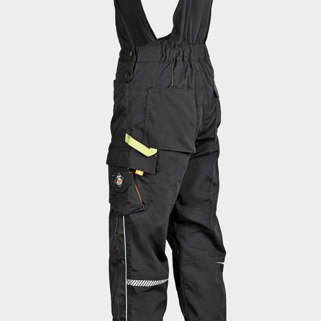 Summer Work Bib Pants With Multiple Pockets for Mens Construction ...