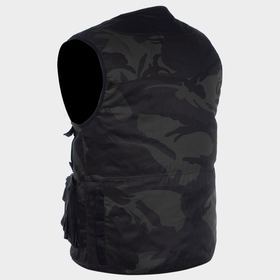 Multifunctional Camouflage Work Vest With Pockets for Electricians and ...