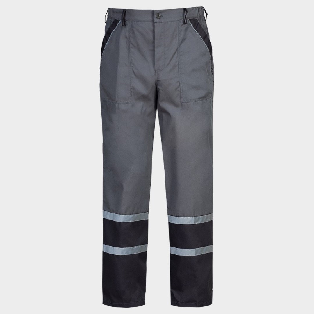 Construction Worker Summer Work Trousers With Reflective Elements ...
