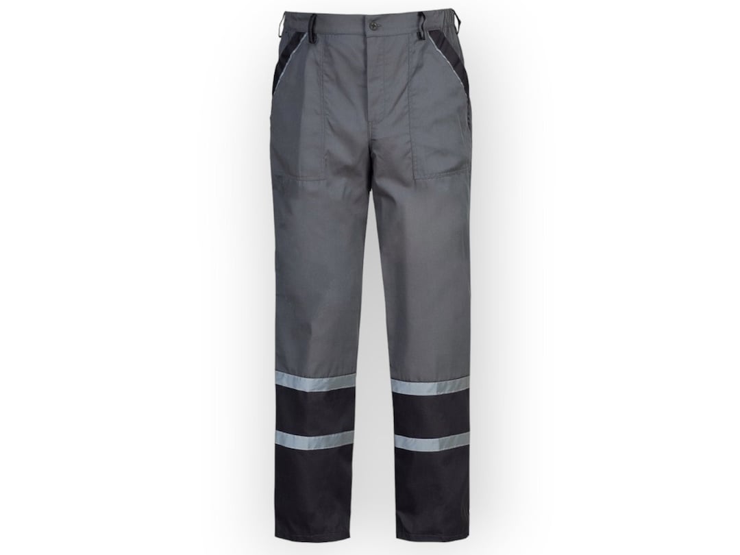 Construction Worker Summer Work Trousers With Reflective Elements ...