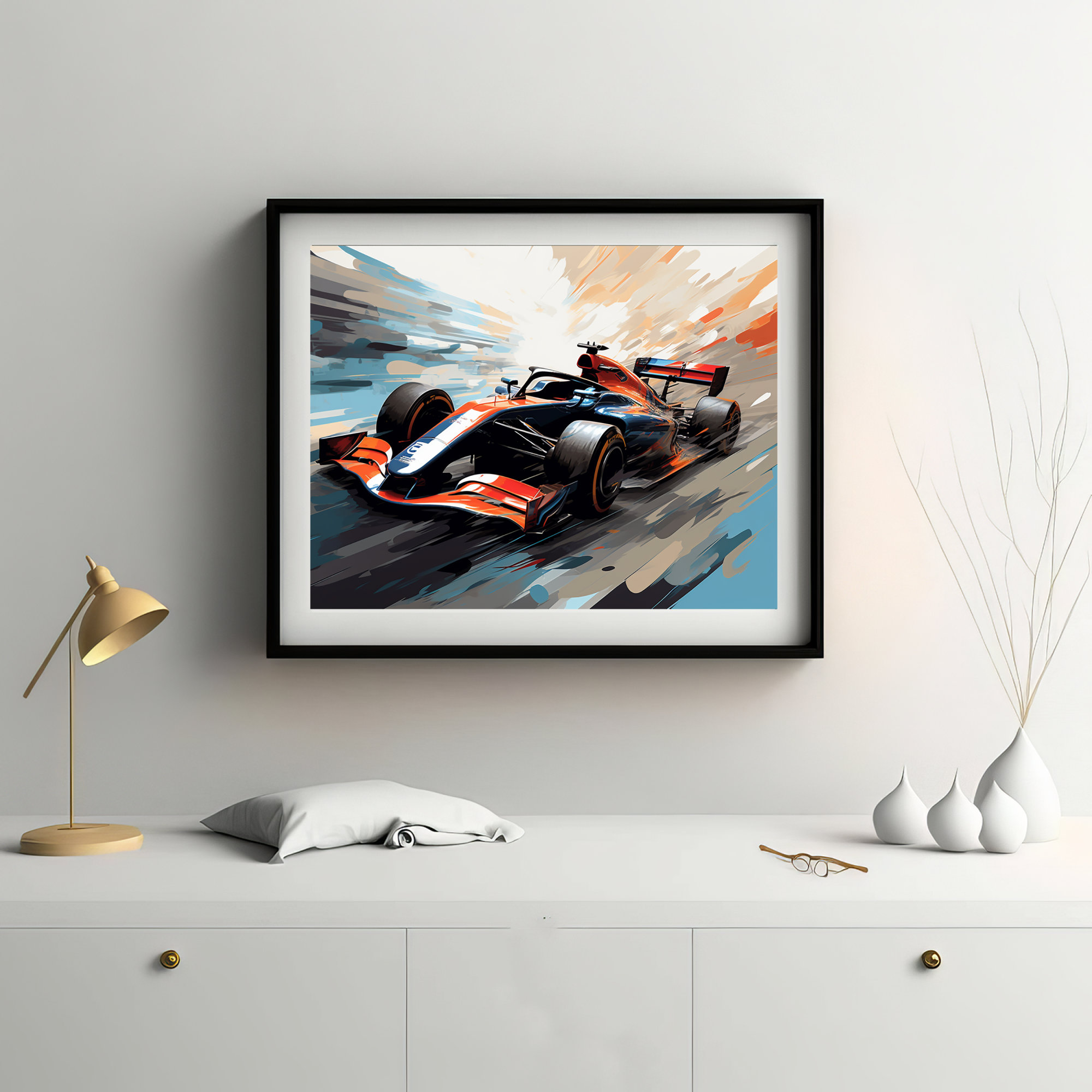 Printable F1 Car Art Downloadable Digital Wall Art - Etsy