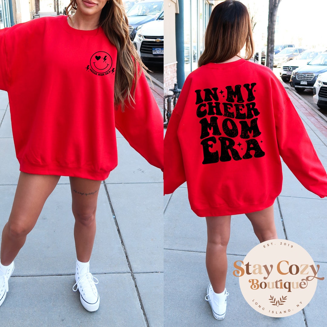 In My Cheer Mom Era Sweatshirt Cheer Mom Sweatshirt Cheer Mom - Etsy