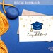 Printable Happy Graduation Day Card, Congratulations Grad, Graduation ...