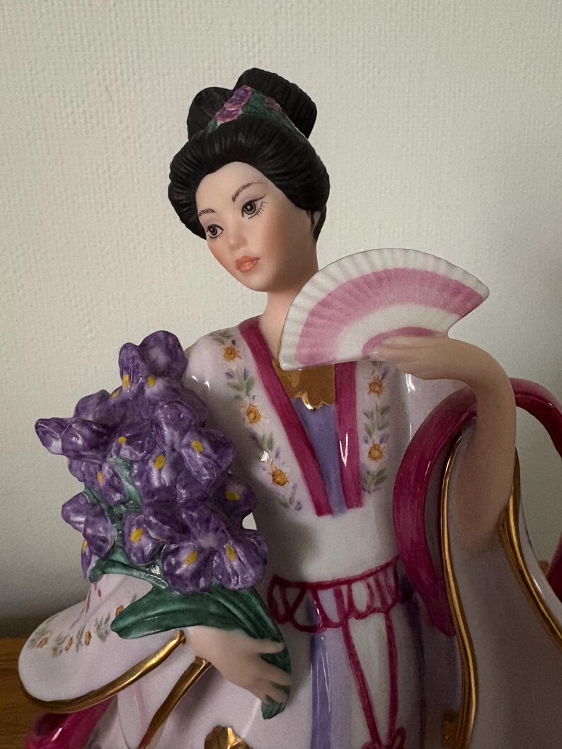 The Danbury Mint Lena Liu the Iris Princess Porcelain Figurine - Etsy