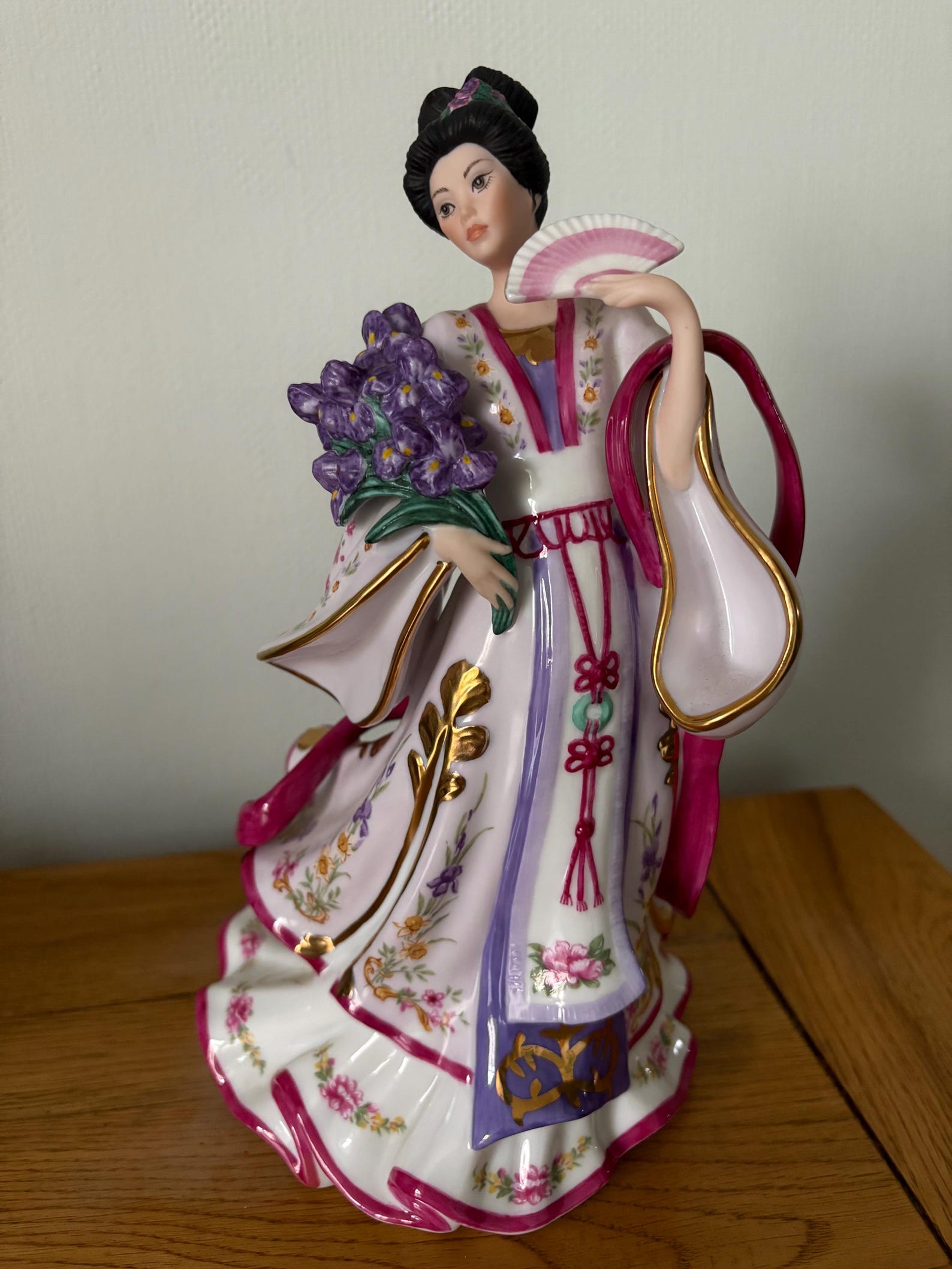 The Danbury Mint Lena Liu the Iris Princess Porcelain Figurine - Etsy