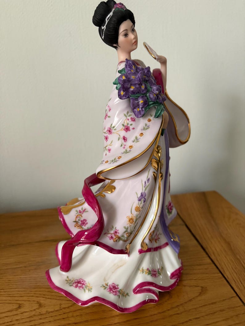 The Danbury Mint Lena Liu the Iris Princess Porcelain Figurine - Etsy