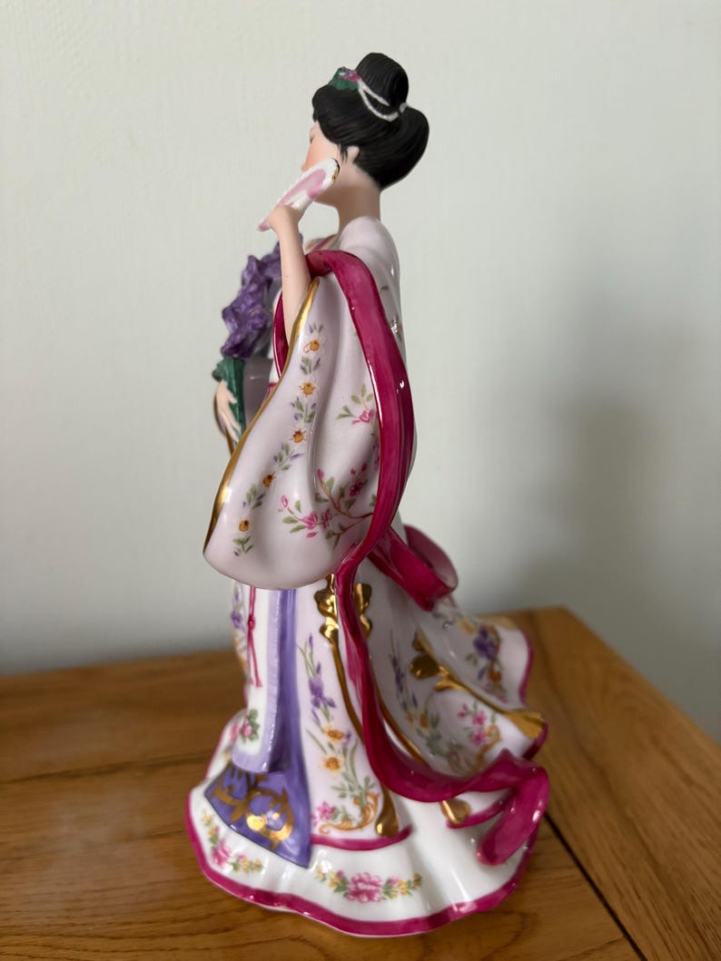 The Danbury Mint Lena Liu the Iris Princess Porcelain Figurine - Etsy