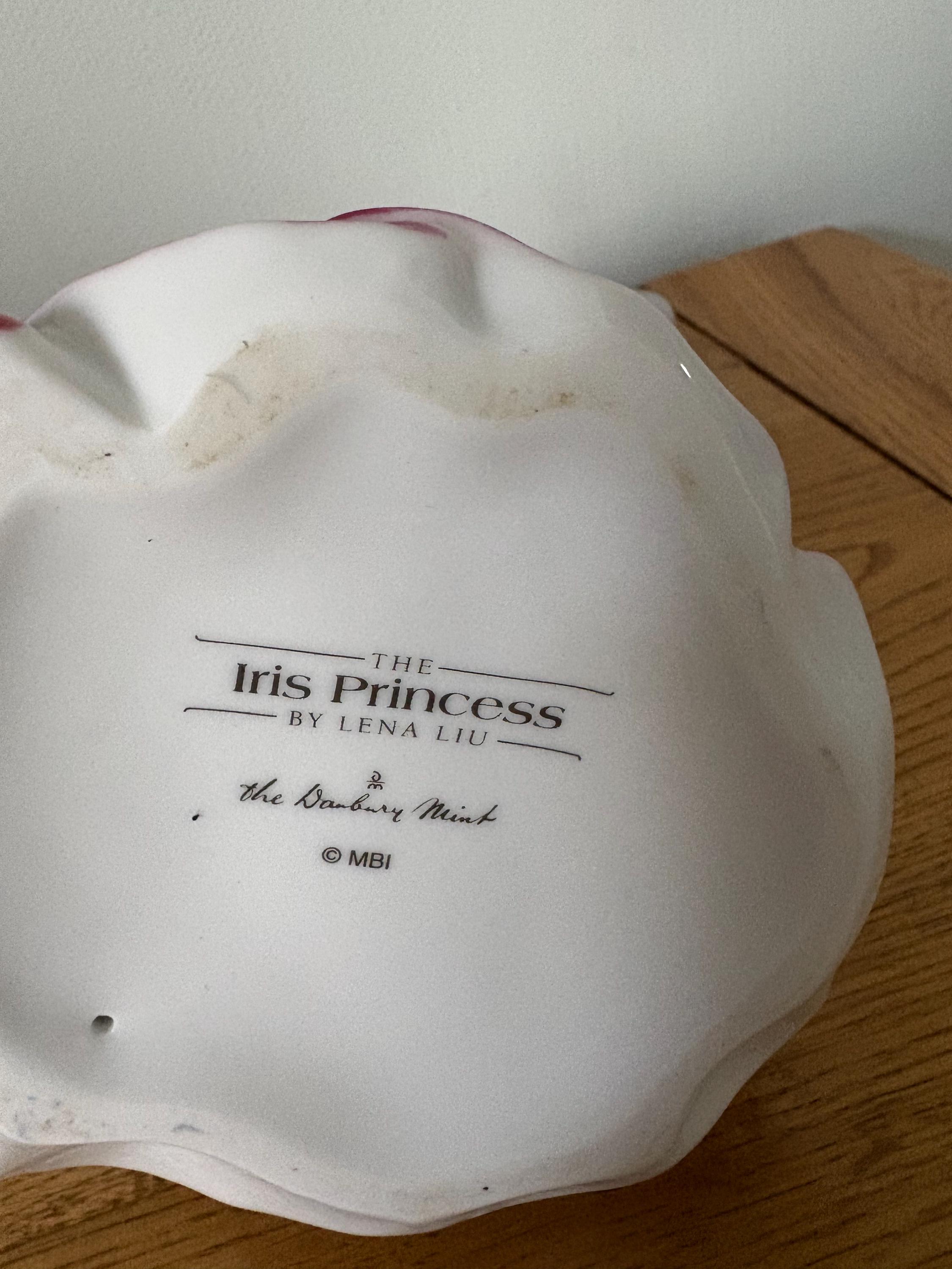 The Danbury Mint Lena Liu the Iris Princess Porcelain Figurine - Etsy