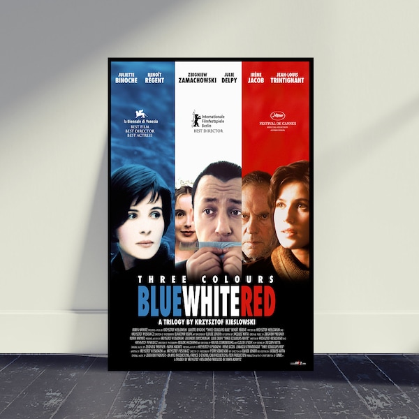 Three Colors Blue Poster - Etsy