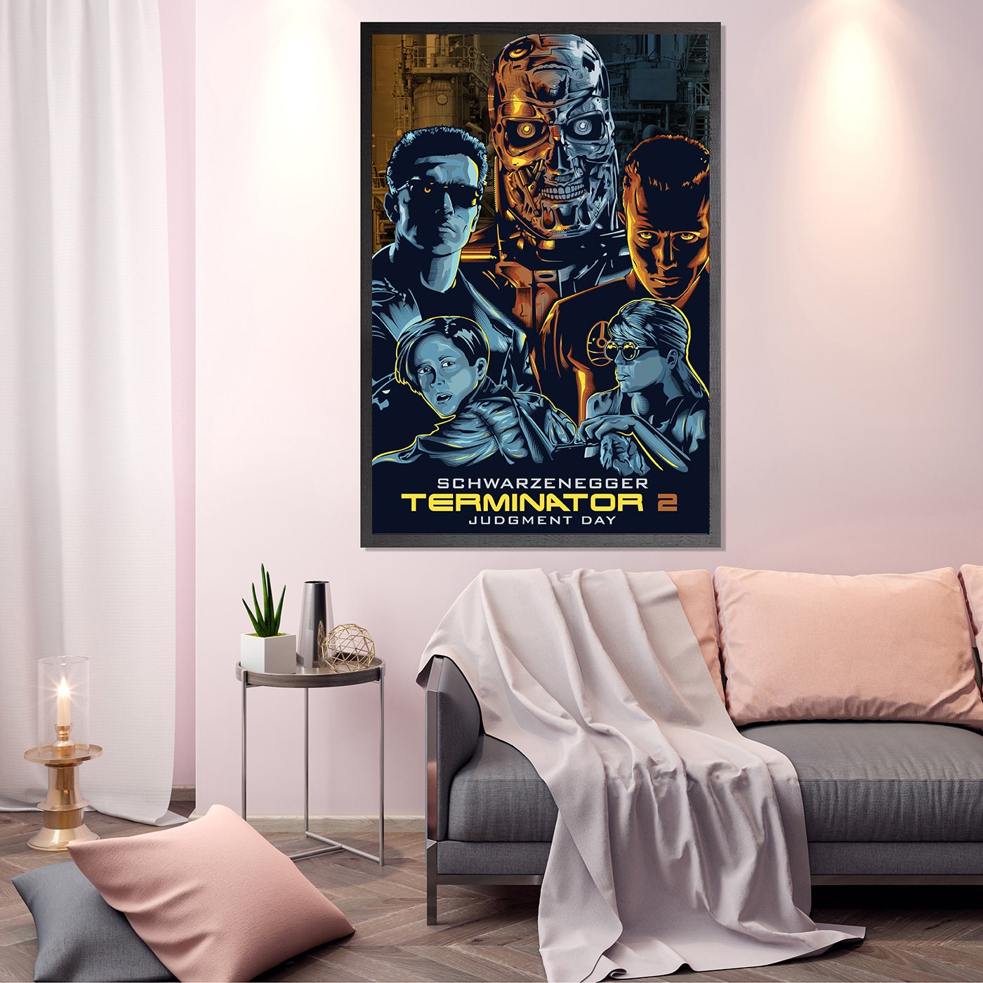 Terminator 2 Judgment Day Movie Poster Designed & Sold By Beatriz Carvalho