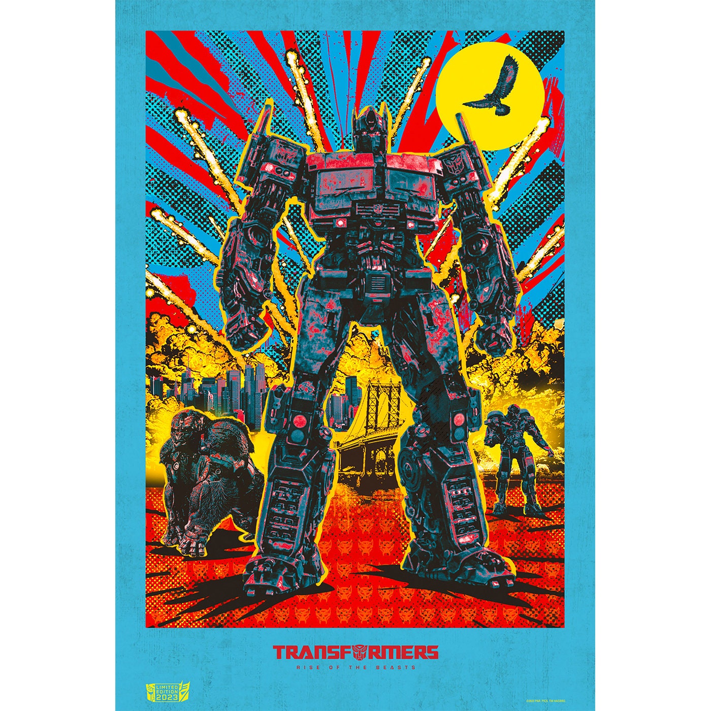 2023 Movie Transformers Rise Of The Beasts Poster