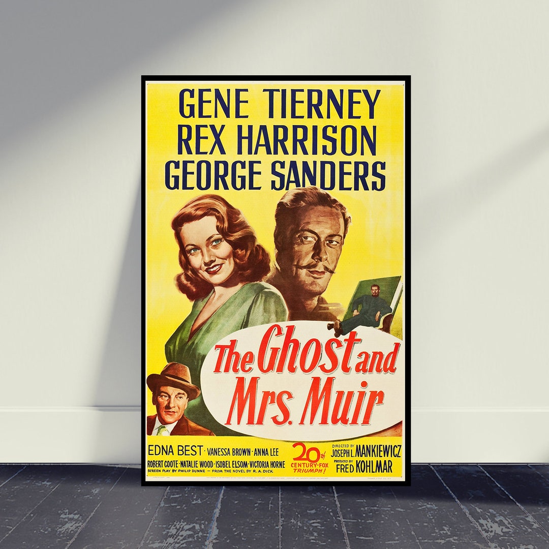 The Ghost and Mrs. Muir 1947 Movie Poster Wall Art Room - Etsy