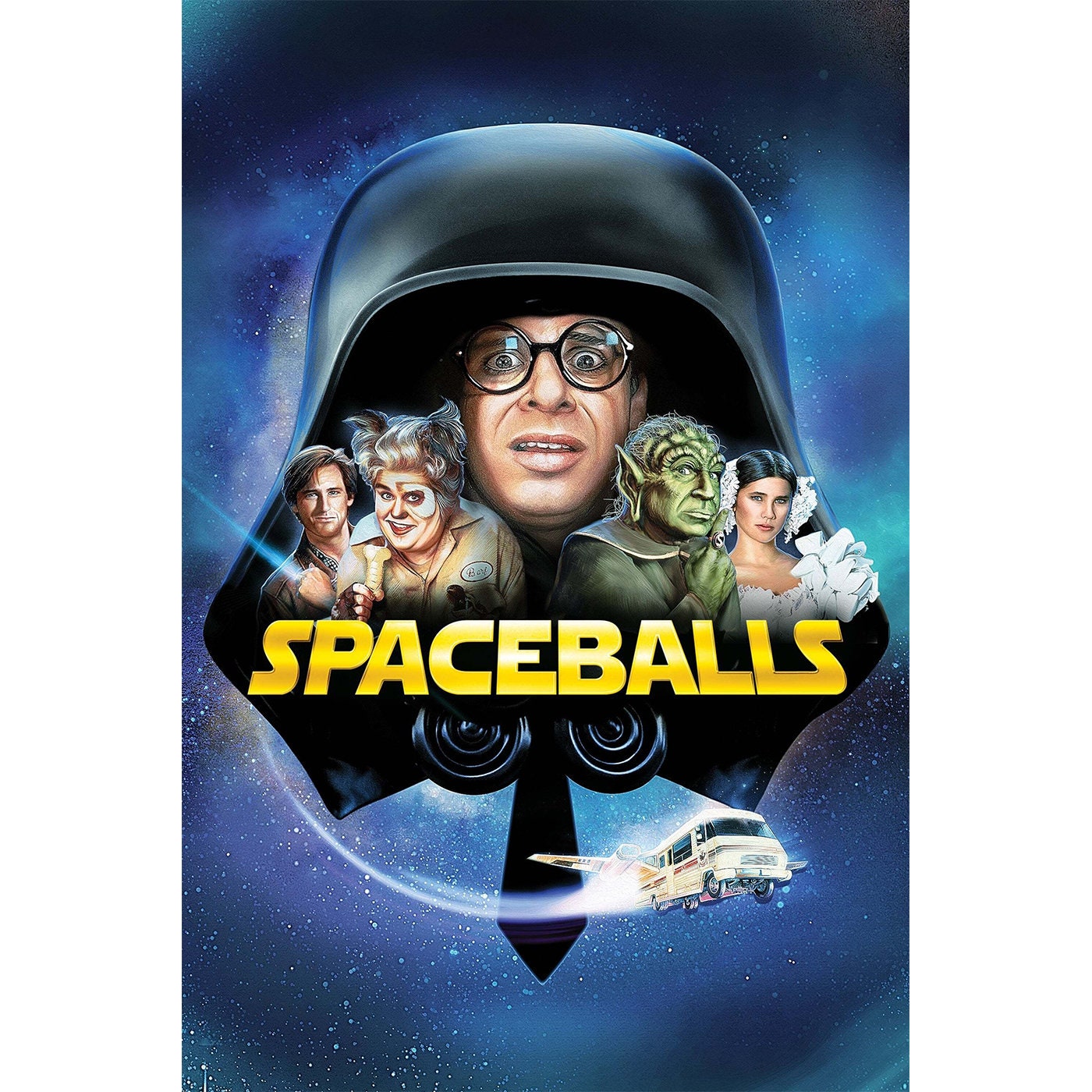 Spaceballs 1987 Movie Poster Wall Art sold by Taillight Tamara | SKU ...