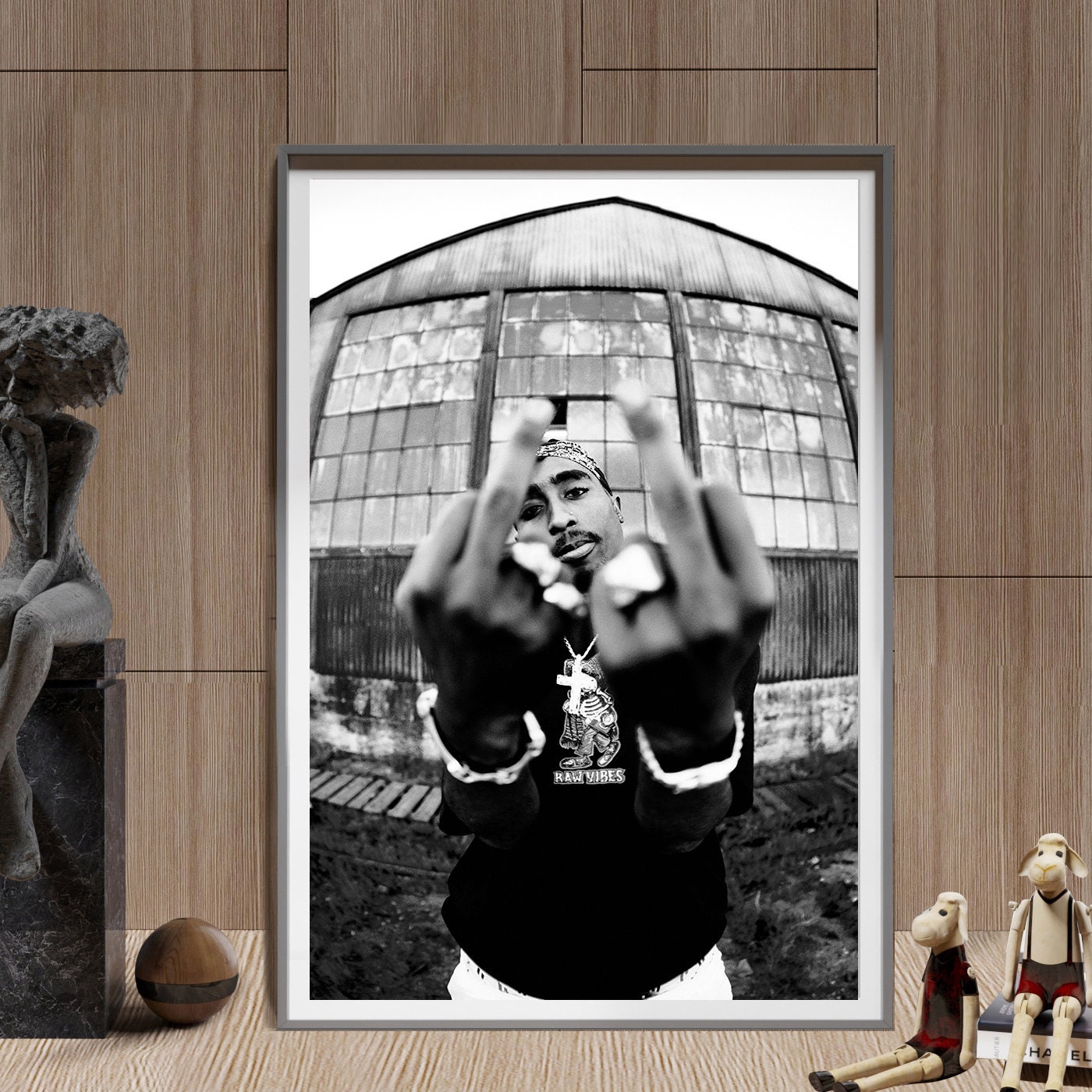 Rapper Tupac Shakur 2Pac Kunst Poster verkauft von Chameleon_Mozambique ...