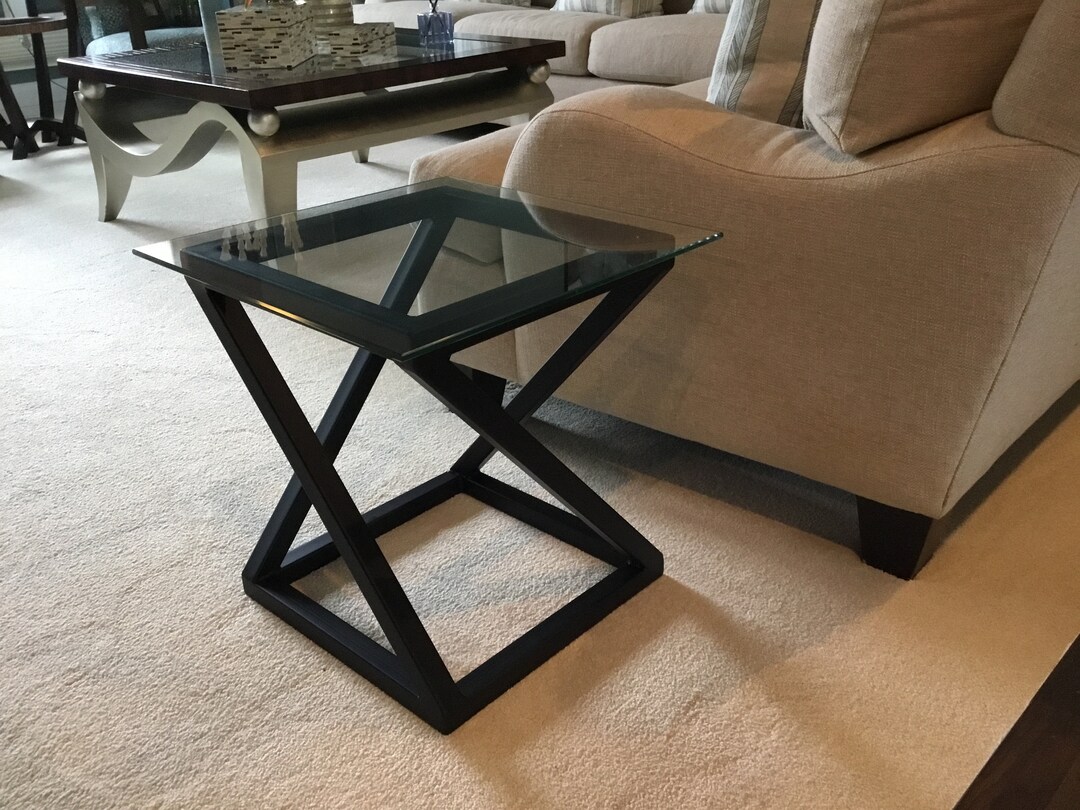 Metal Matte Black End Table Base - Etsy