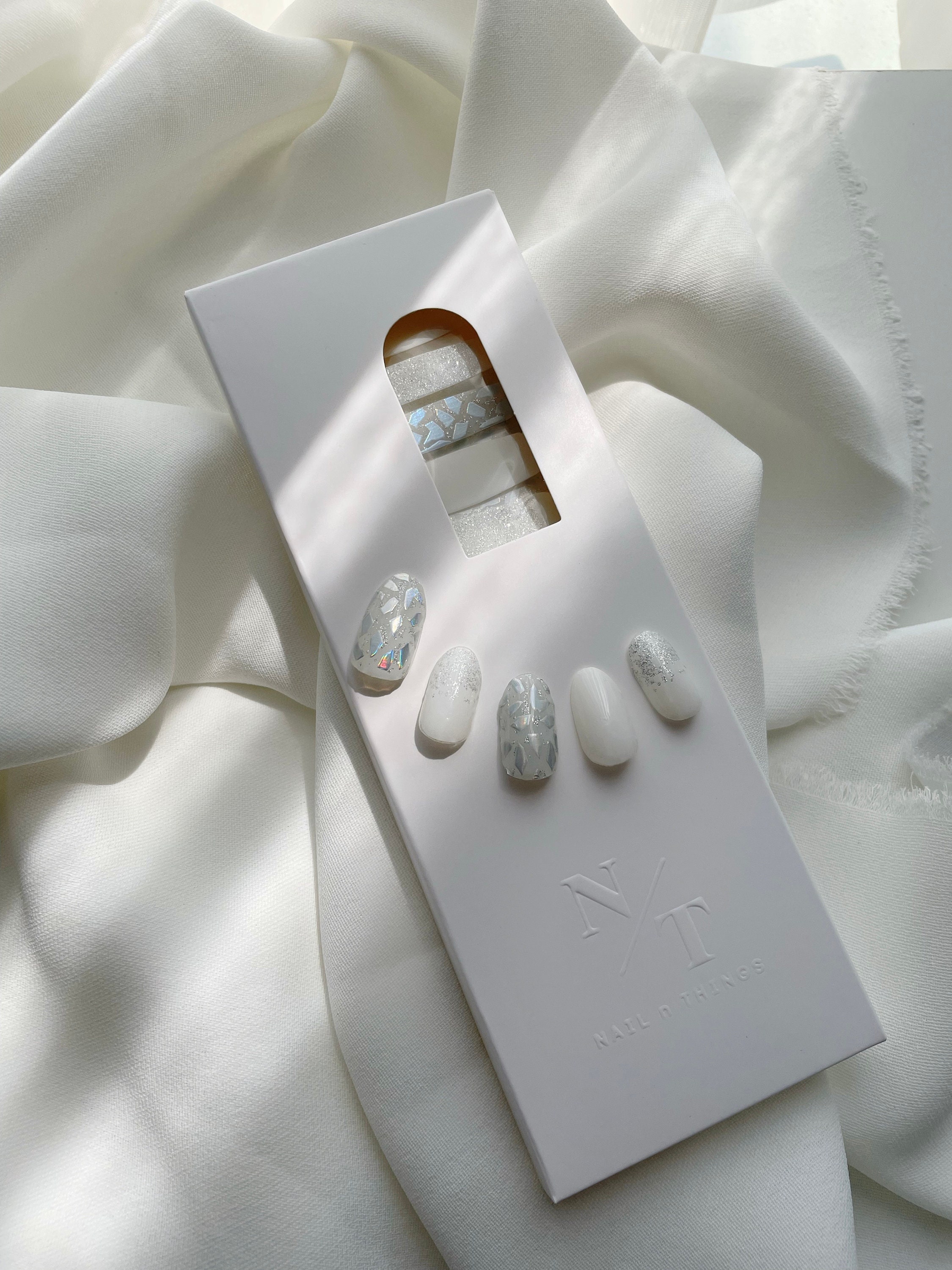 Nail Wraps Kit With UV Lamp, 42pc. Nail Strips, File, Gel Topcoat. for ...