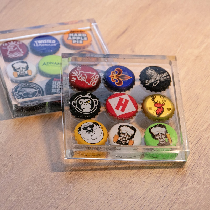 Beer Cap Coasters - Etsy