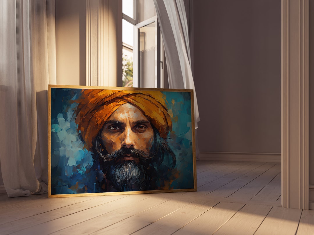 Ripples of Reflection - Sikh Art | Religious Art, Sikh Art, Sikh Gift ...