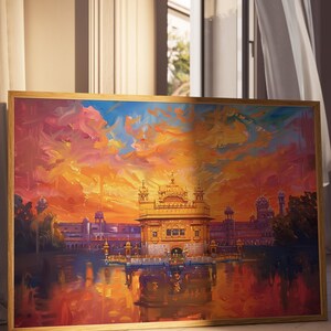 Gurdwara | Poster | Sikh Art Golden Temple Poster Sikh Wall Art Sikhism ...
