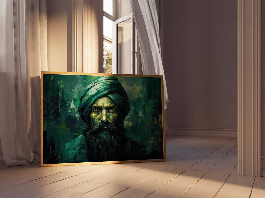 Identity in Impasto: the Sikh Male Gaze | Sikh Art | Digital Wall Art ...