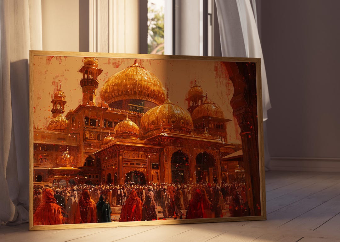 Harmandir Sahib | Poster | Sikh Art Golden Temple Poster Sikh Wall Art ...