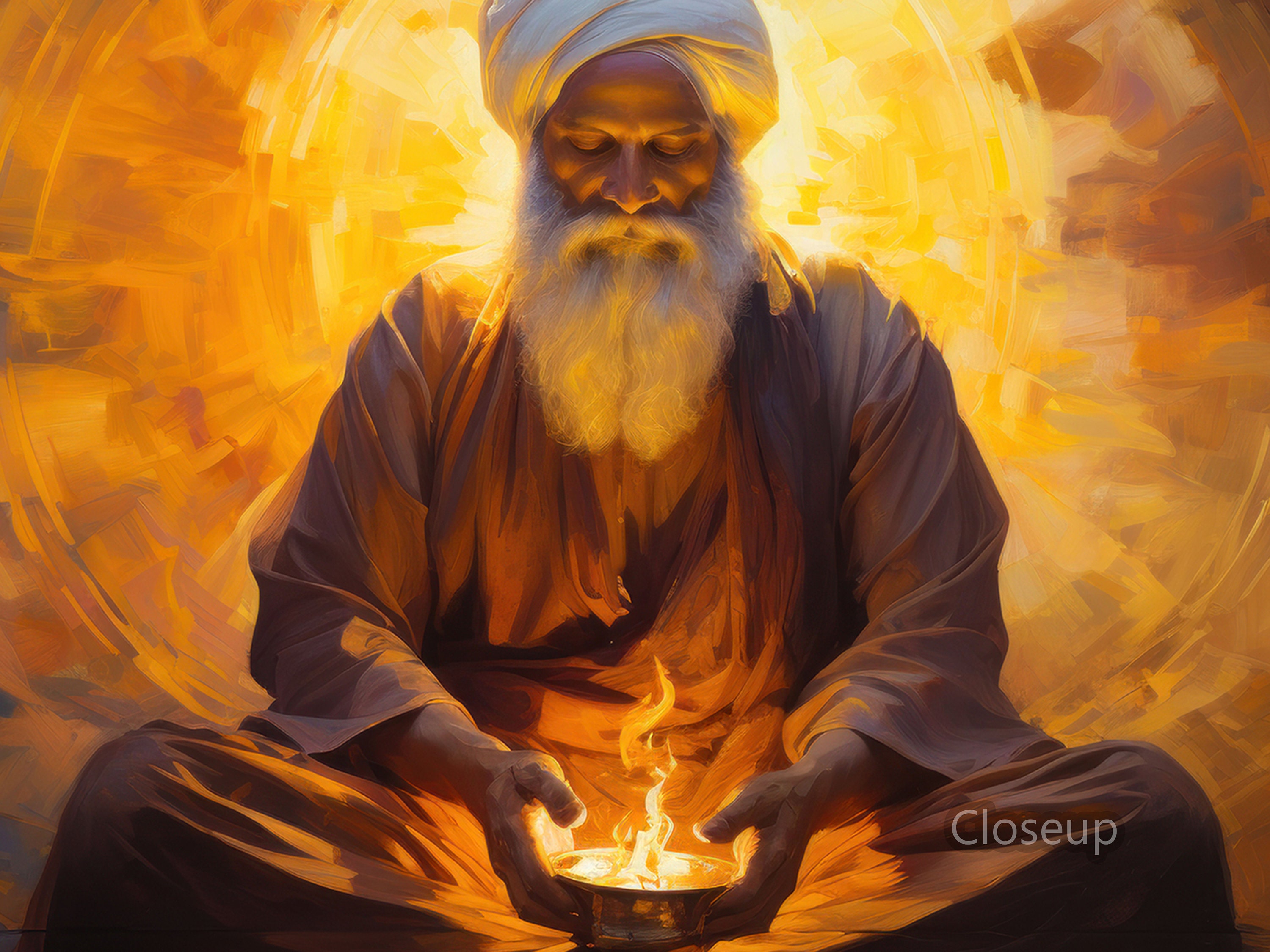 Solemn Splendor Sikh Poster Sikh Wall Art Sikh Art Sikh Prints Sikh ...