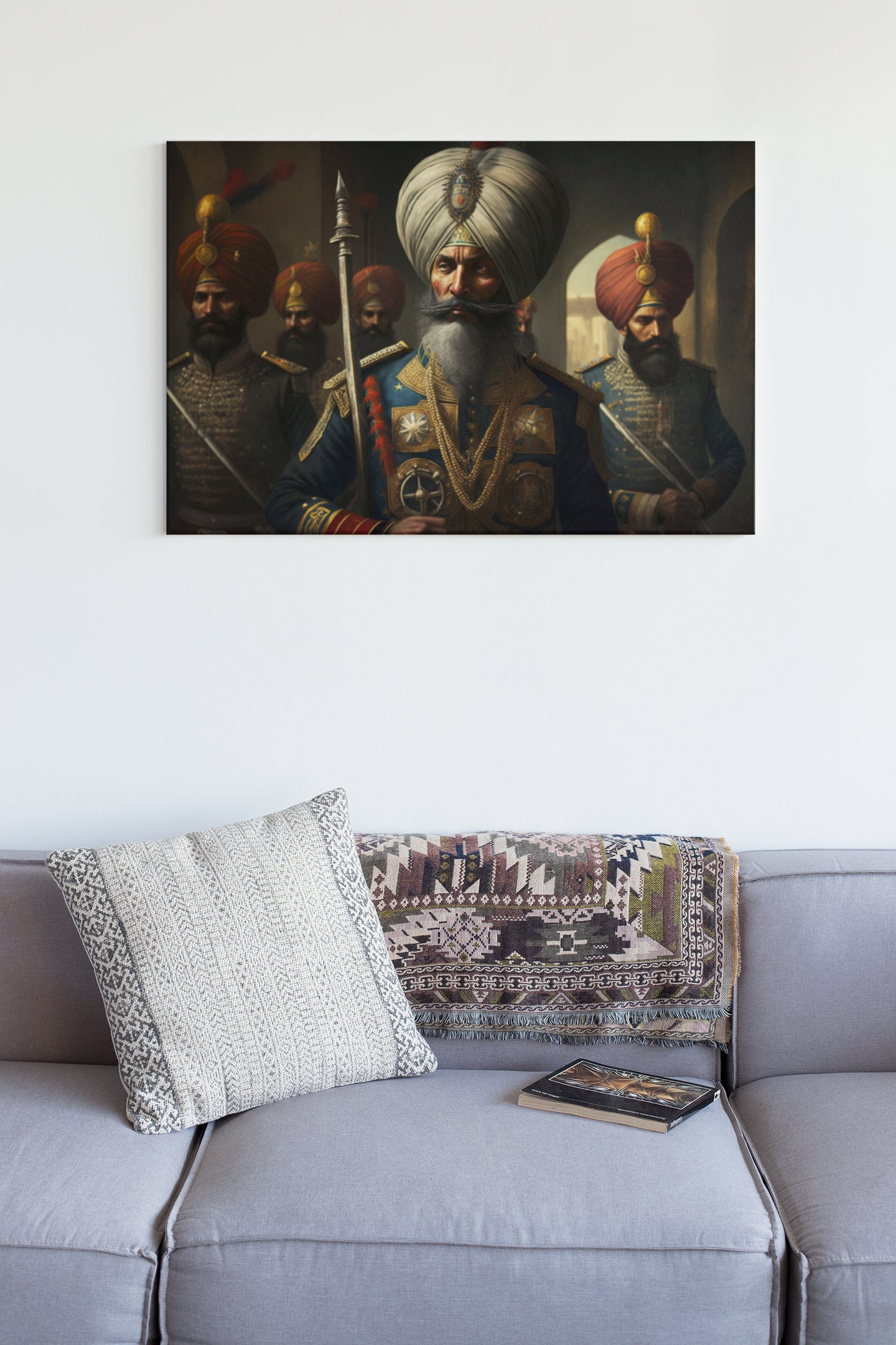 The Sikh Code Illustration - Digital Print | Sikh Art | Sikh Wall Art ...
