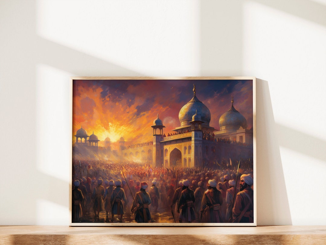 Sikhism's Resonance | 550+ DPI Poster | Religious Art | Sikh Art | Sikh ...