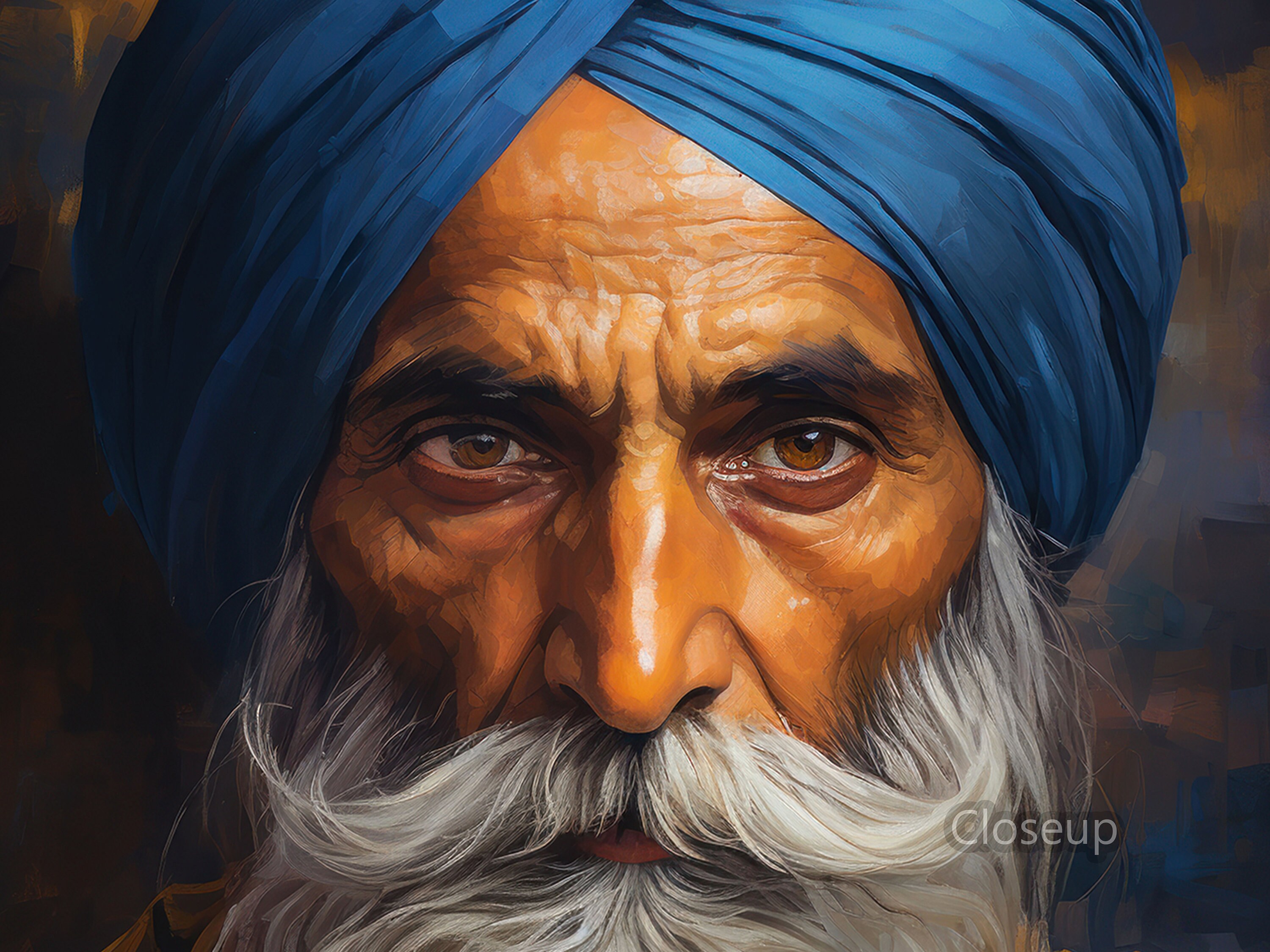 Embers of Endurance | Sikh Poster | Digital Wall Art | Sikh Art ...