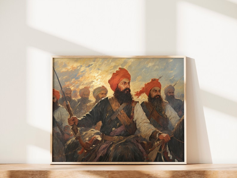 Resplendent Reverie | 550+ DPI Sikh Poster | Sikh Wall Art | Sikh Art ...