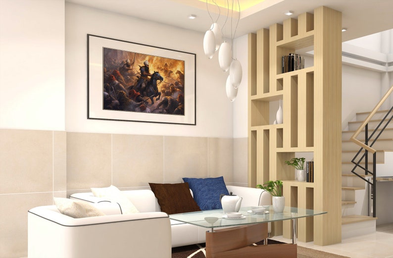 The Battle of Chamkaur Poster Sikh Art Wall Decor Sikh Wall Art Printable Sikh Poster Sikh Gift ...