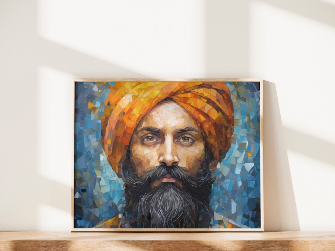 Sacred Strokes | Sikh Poster | Sikh Wall Art | Sikh Art | Sikh Prints ...