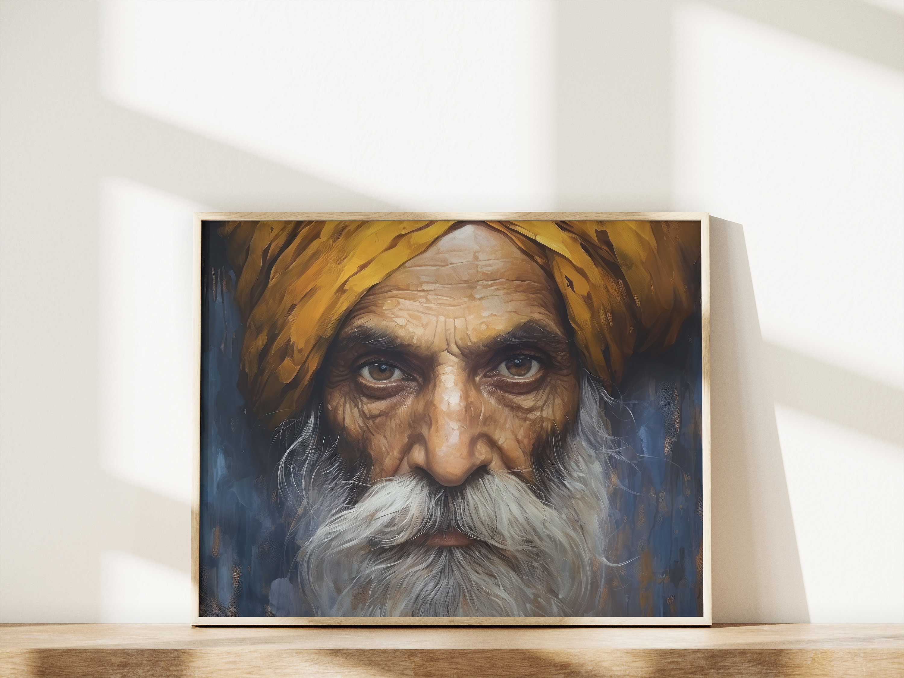 Guru's Gaze Sikh Poster Sikh Wall Art Sikh Art Sikh Prints Sikh Gifts ...
