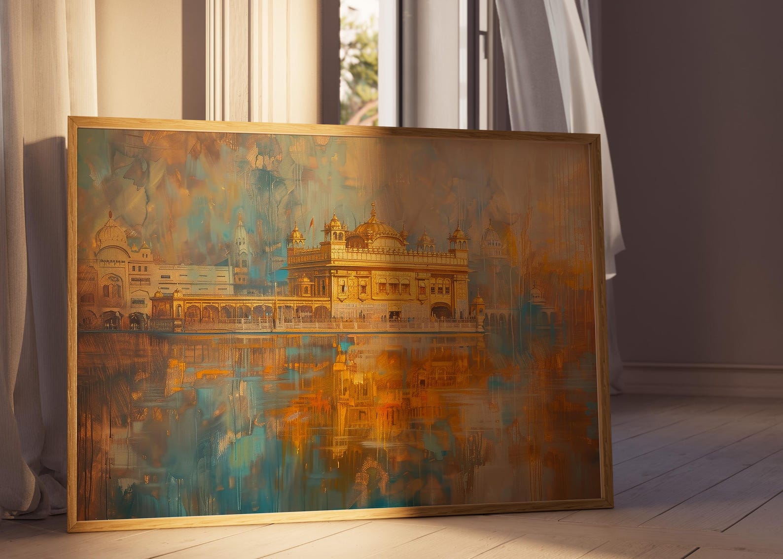Gurdwara | Poster | Sikh Art Golden Temple Poster Sikh Wall Art Sikhism ...