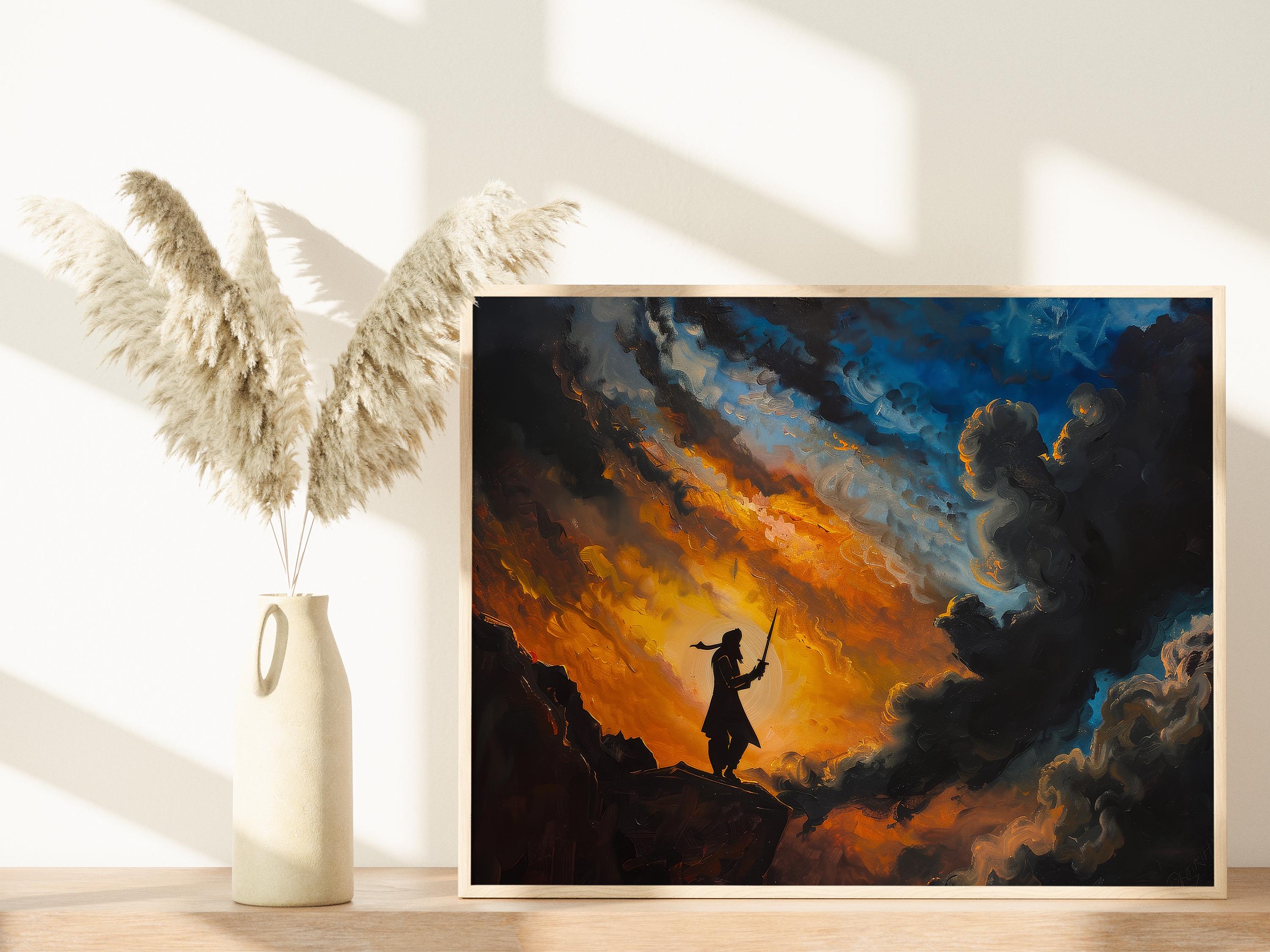 Sikh Warrior | Unframed Poster | Sikh Wall Art Sikh Religious Art Sikh ...
