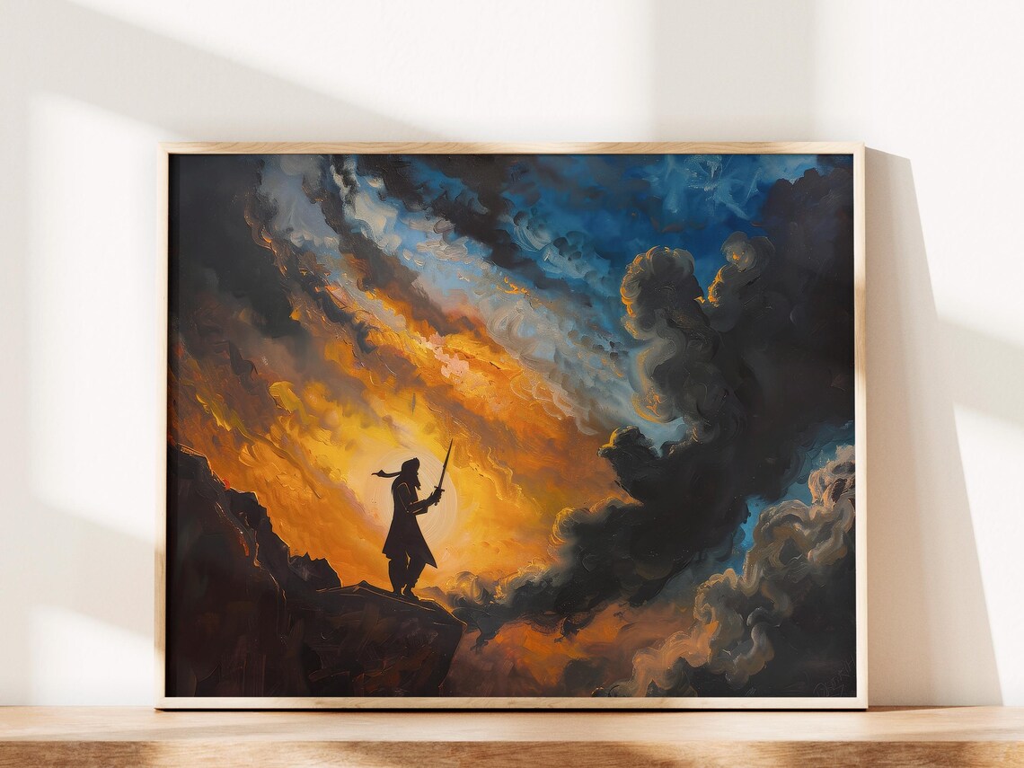 Sikh Warrior | Unframed Poster | Sikh Wall Art Sikh Religious Art Sikh ...
