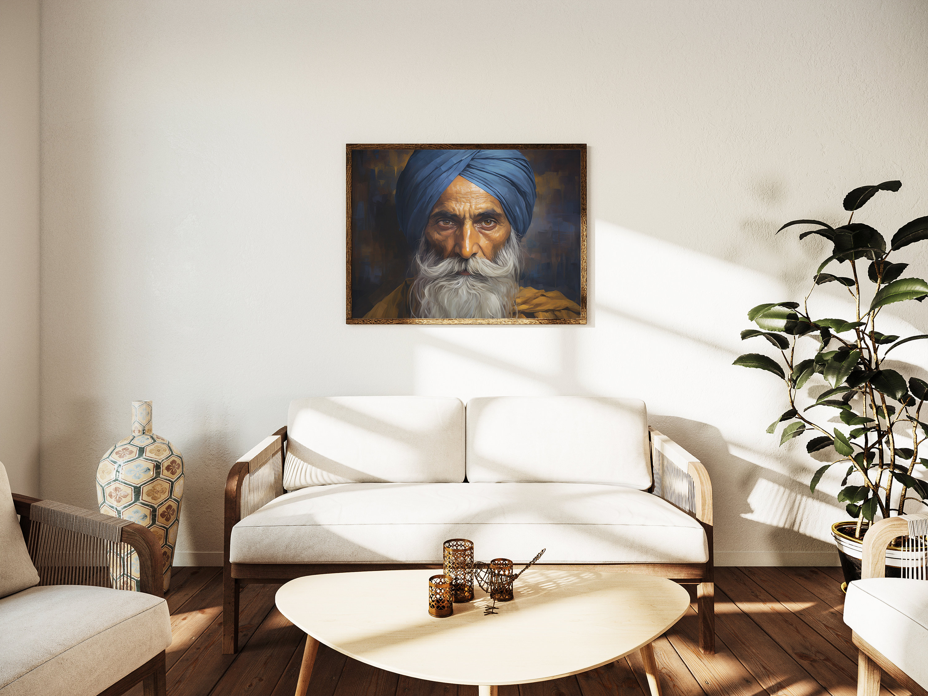 Embers of Endurance | Sikh Poster | Digital Wall Art | Sikh Art ...