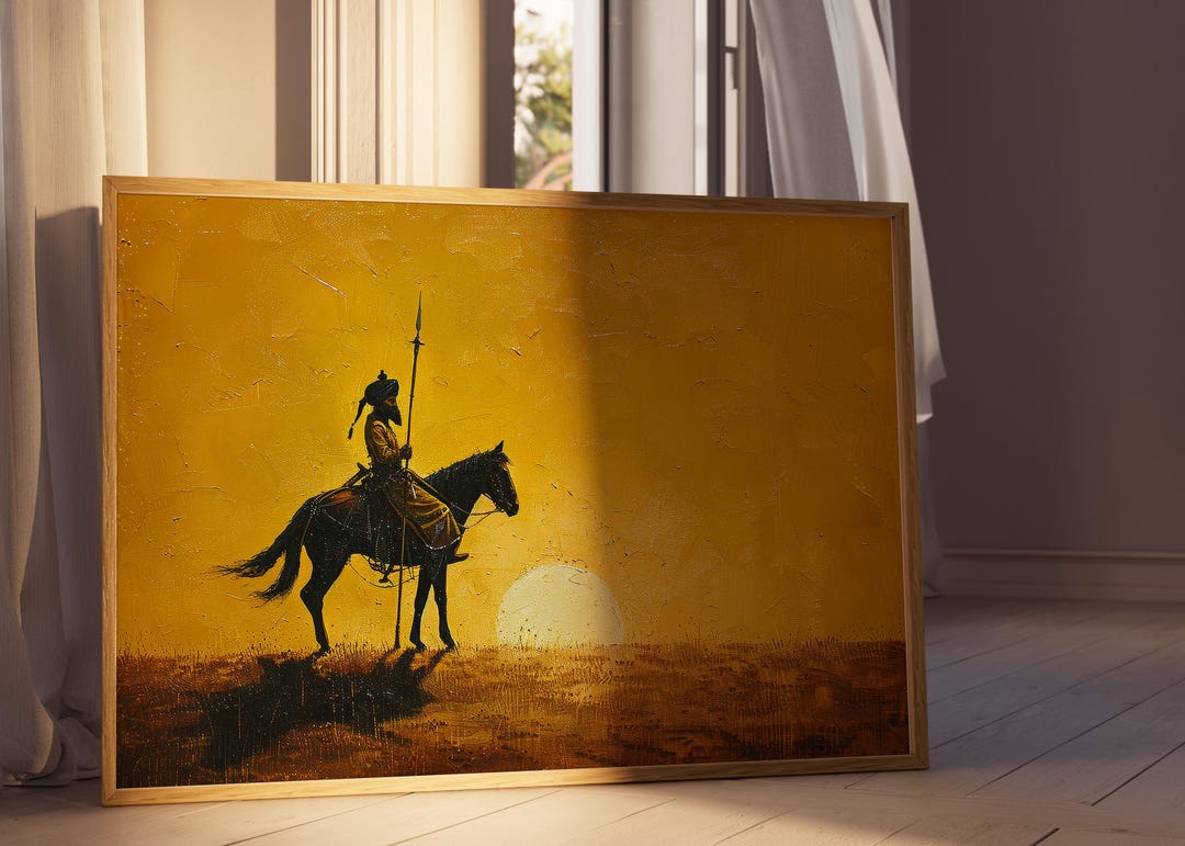 Sikh Warrior | Unframed Poster | Sikh Wall Art Sikh Religious Art Sikh ...