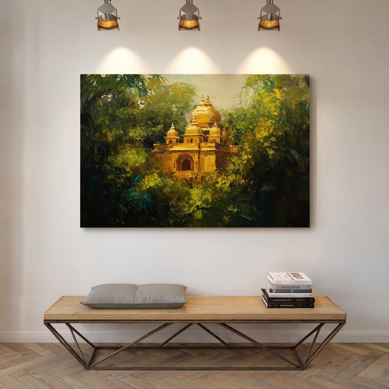 Gurdwara Sikh Art Golden Temple Canvas Unframed Sikh Wall Art Sikhism ...