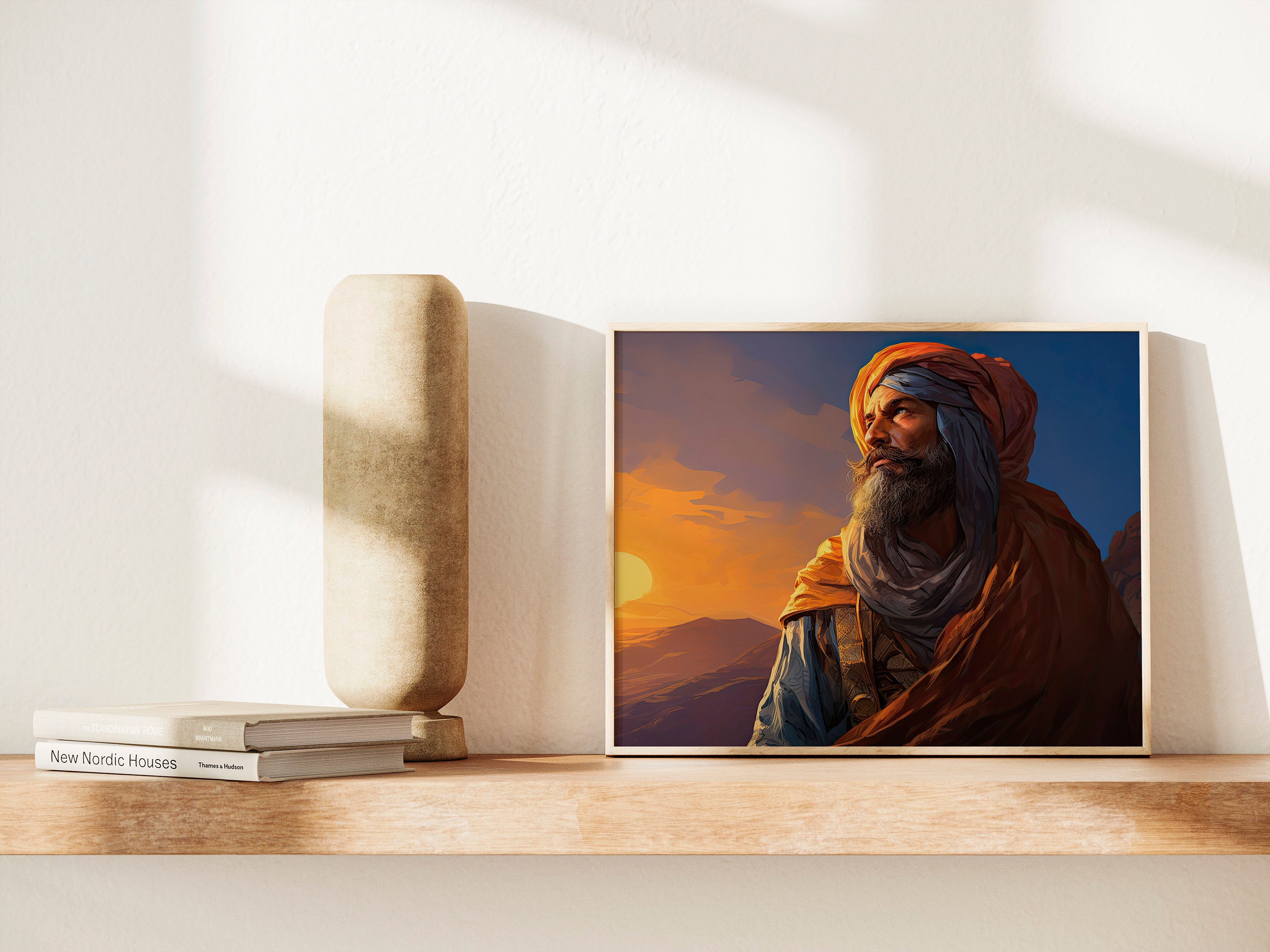 The Turbaned Sentinel | 550+ DPI Poster | Unframed Sikh Wall Art | Sikh ...