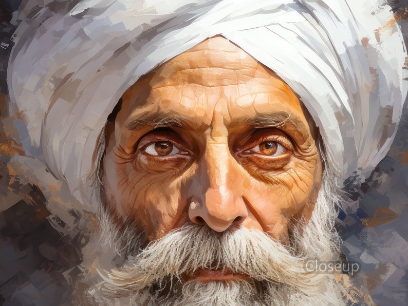 Turban Textures: Layers of Sikh Identity | Sikh Art | Religious Art ...