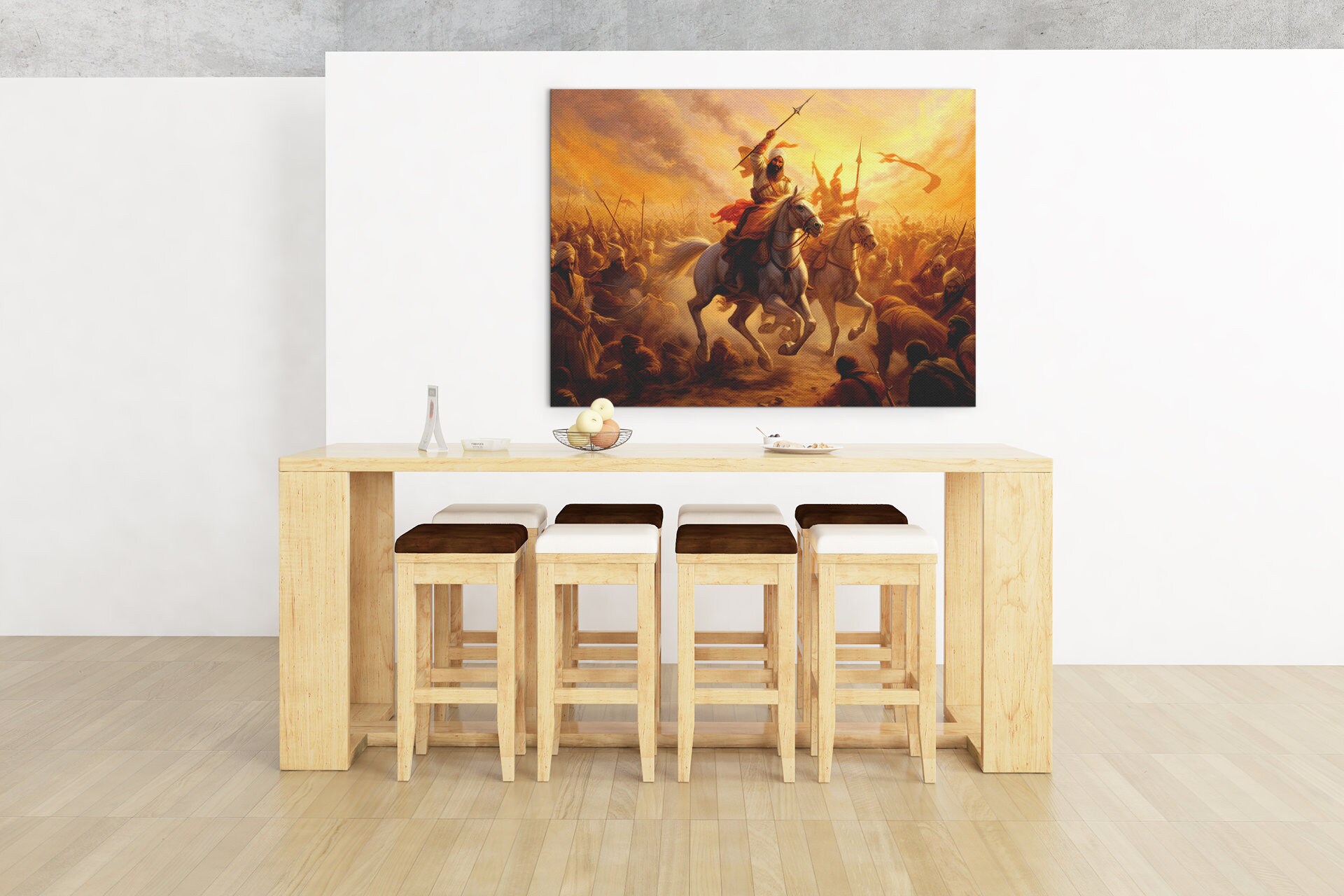 The Battle of Muktsar | Sikh Poster | Sikh Art | Wall Decor | Sikh Wall ...