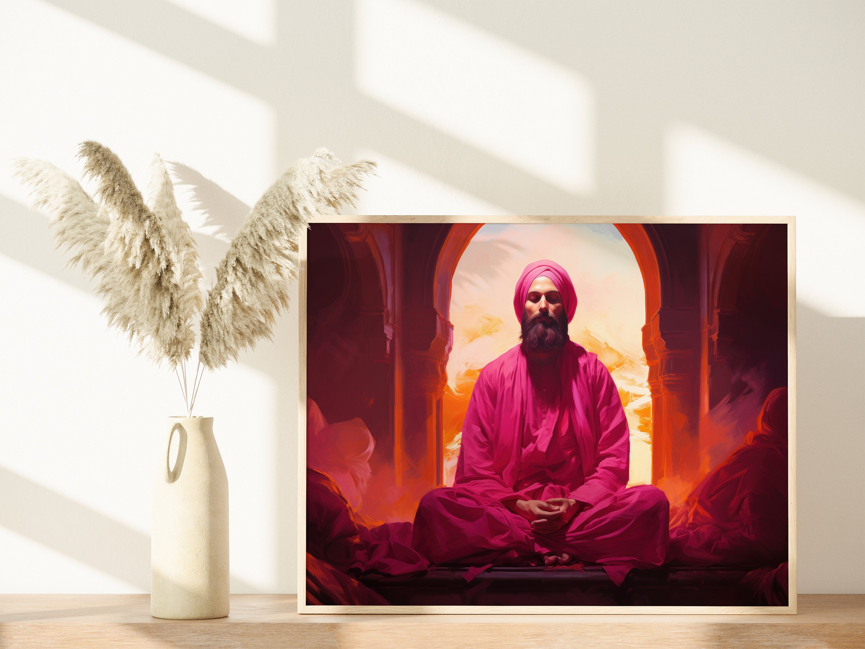Sikh Scribe's Scroll | Sikh Poster | Sikh Wall Art | Sikh Art | Sikh ...